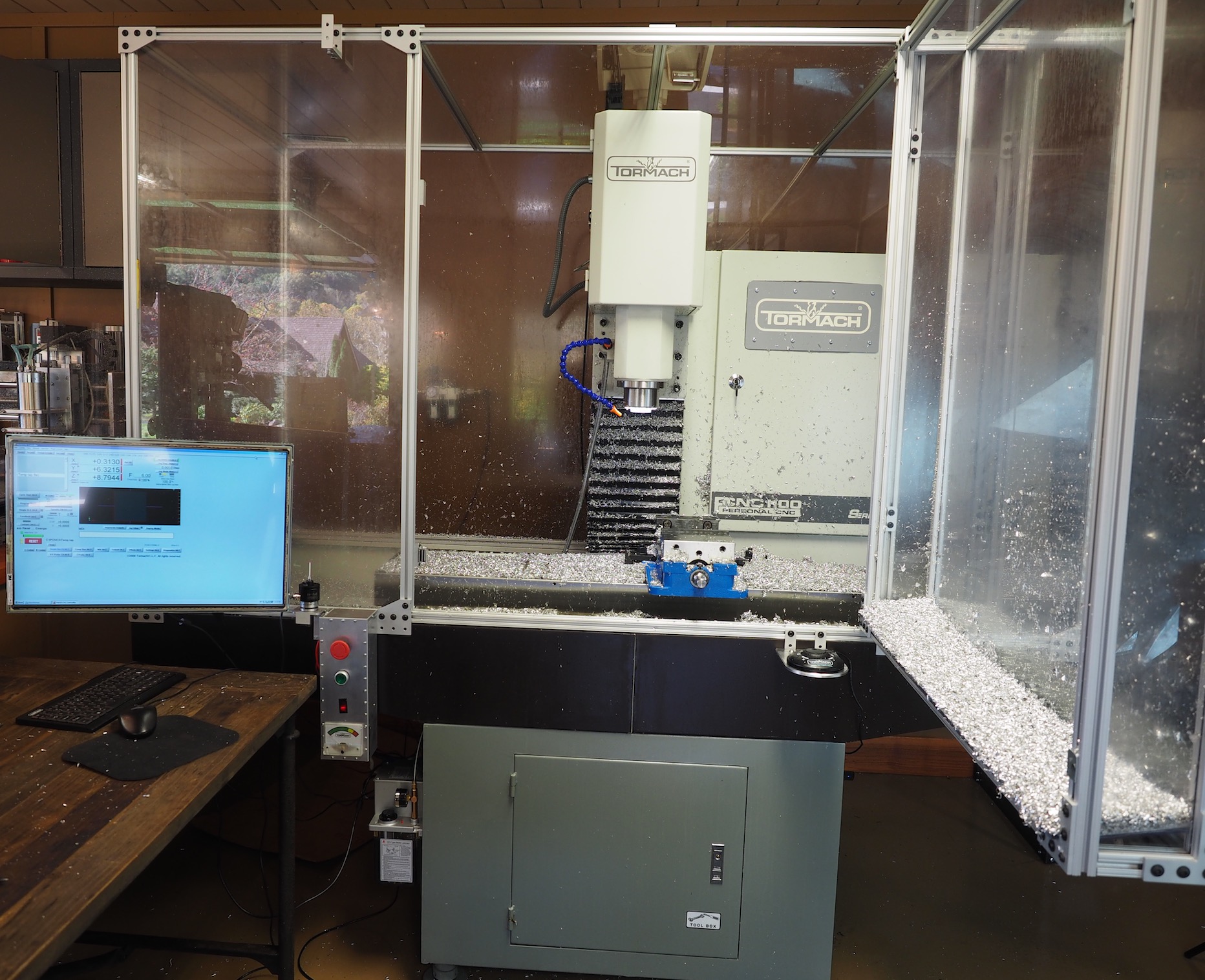 Our new Tormach CNC Mill for machining parts (way more powerful than ...